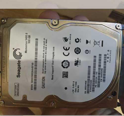 Hdd seagate momentus 5400.6 500gb