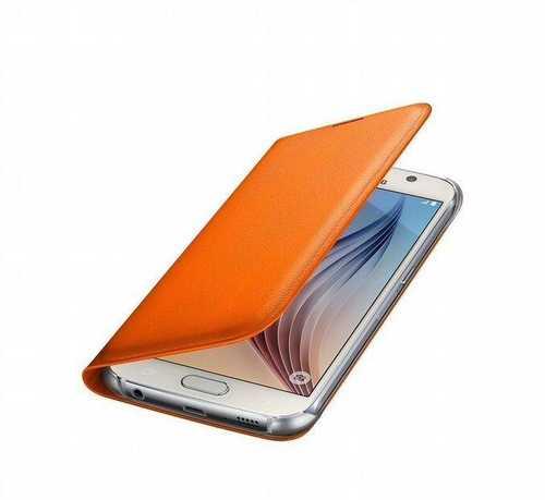 Оригинал Чехлы Flip Wallet Samsung S6 Edge 2 цвета