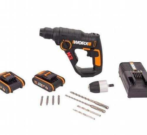 Аккумуляторный перфоратор worx WX390.1