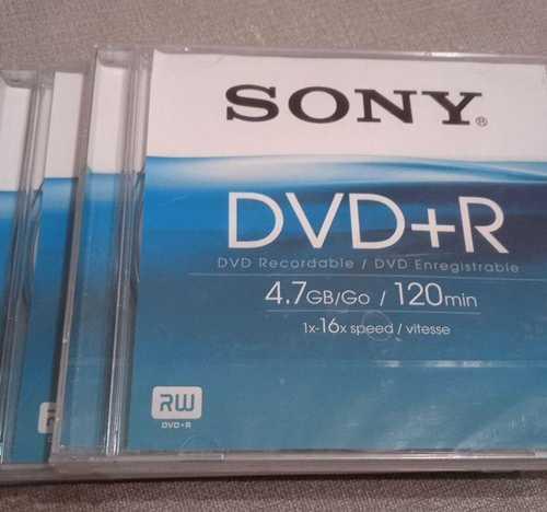 Sony диски 4,7 гигабайт