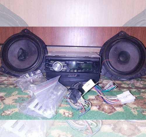 Авто магнитола Pioneer DEH-4300ub   динамики