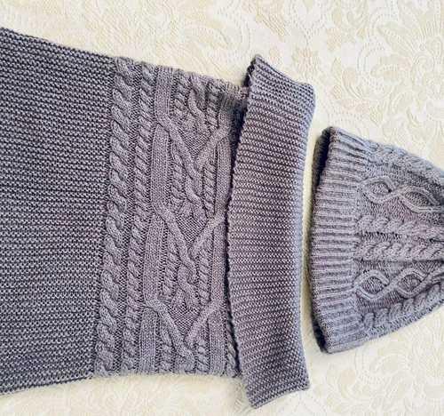 Комплект шапка и шарф zara