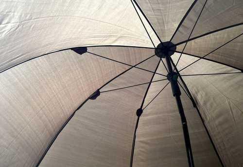 Зонт Nisus с тентом прямой полузакрытый d2,4м