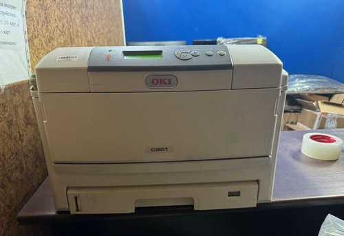 Лазерный цветной светодиодный принтер a3 Oki c801