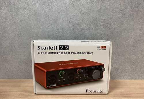 Focusrite Scarlett 2i2 3rd Gen 7fomosc0025-u1