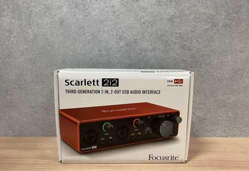 Focusrite Scarlett 2i2 3rd Gen 7fomosc0025-u1