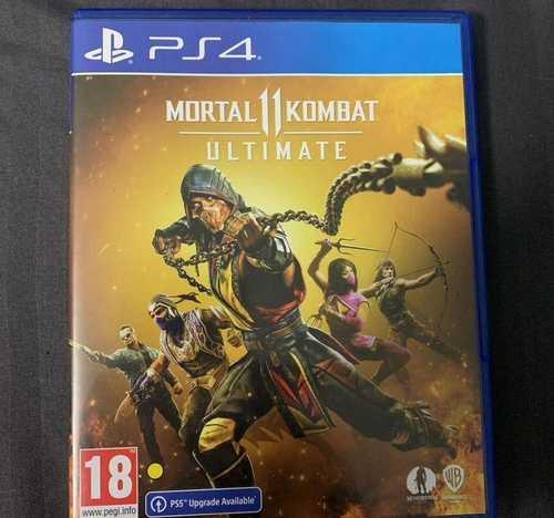 Mortal Kombat 11 ultimate ps4 диск