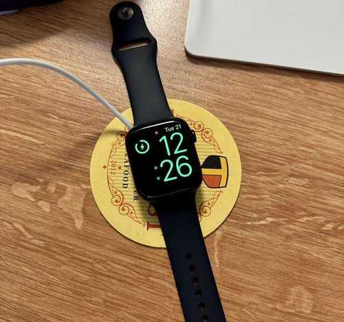 Apple Watch Series 7 45mm Midnight MKN53AE sport b