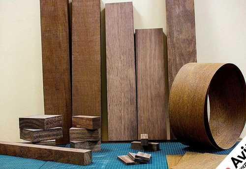 Бруски и шпон редкой породы древесины: Сукупира