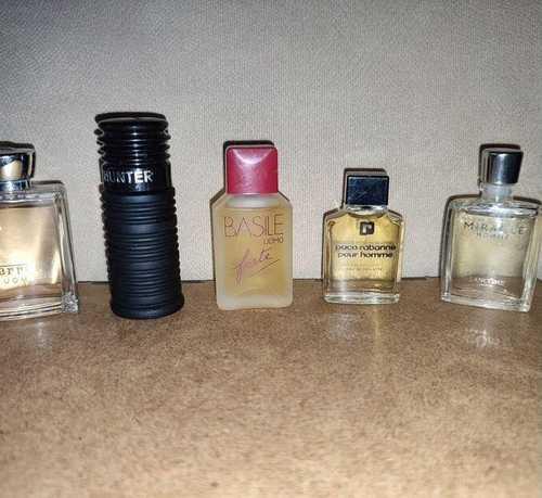 Миниатюры парфюмерии винтаж