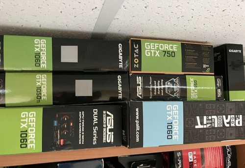 Коробки для видеокарт Nvidia и AMD