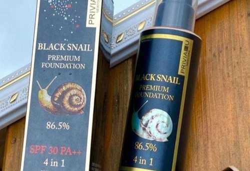 Тональный крем с муцином улитки Black Snail