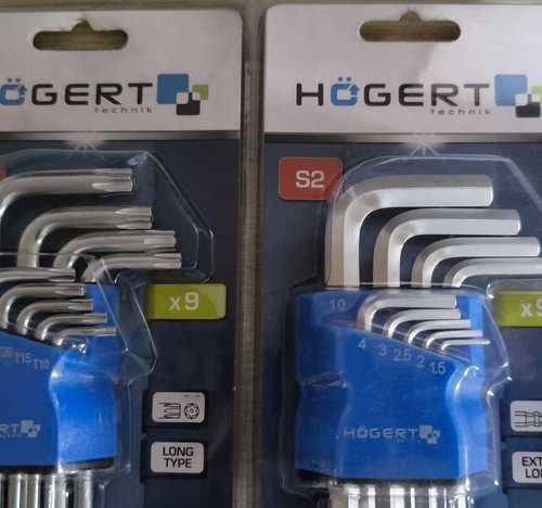 Наборы Г-образных ключей Högert Technik