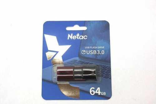Флешка USB 64Gb (USB 3.0) Netac 182 red