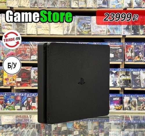 PlayStation 4 Slim 1Tb - по 11.00 Игровая пр б/у