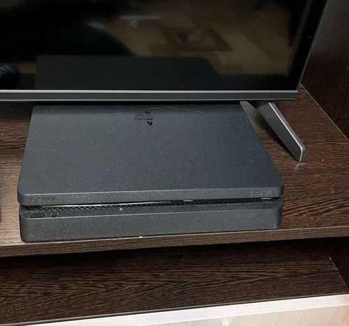 Sony PlayStation 4 Slim, 1 tb, 2 геймпада