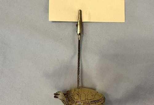 Черепаха держатель для заметок записок