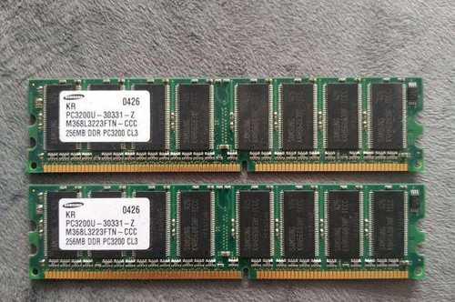 Оперативная память Samsung ddr 512mb