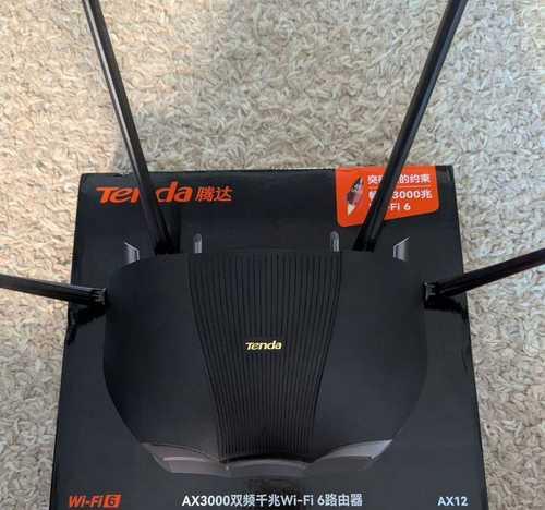 Роутер Tenda AX12 (WiFi 6, 5G)