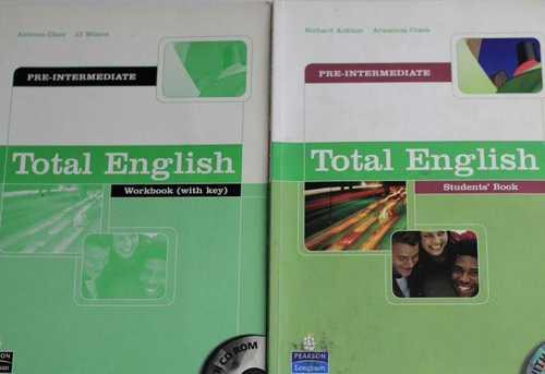 Учебник и тетрадь Total English. Pre-Intermediate