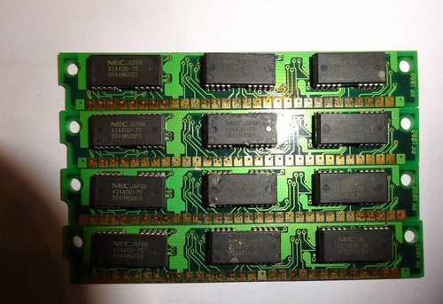 Ретро память simm 30 pin 4Mb (4x1Mb) #4