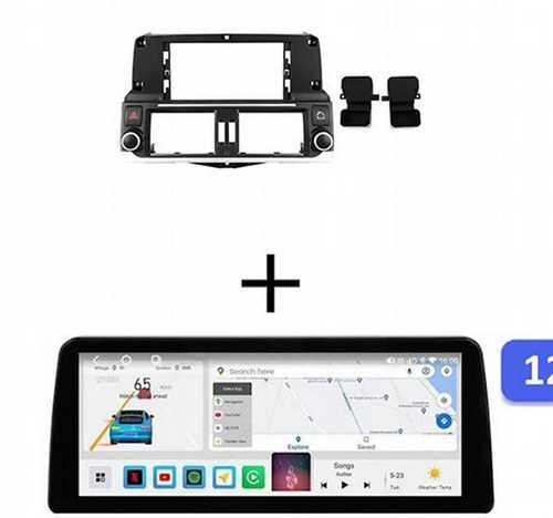 Магнитола 12.3 дюйма Toyota Land Cruiser Prado 150 2009-2013 Mekede L600S 6 128G carplay