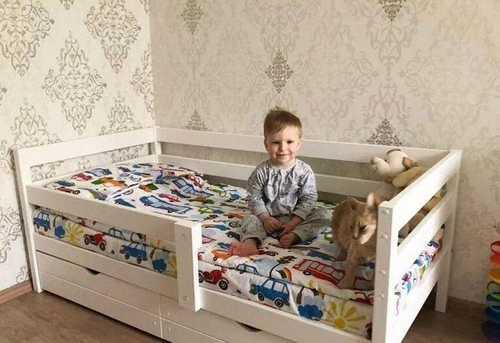 Кровать подростковая / детская кровать из массива