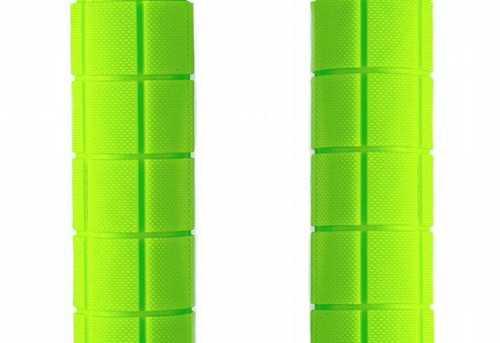 Грипсы резиновые зеленые, длина 125 мм, инд. упак