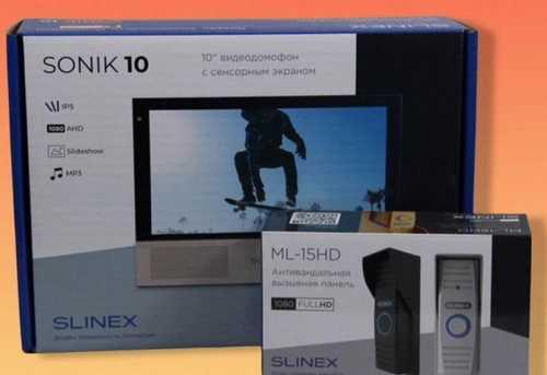 Комплект видеодомофона с IPS экраном slinex