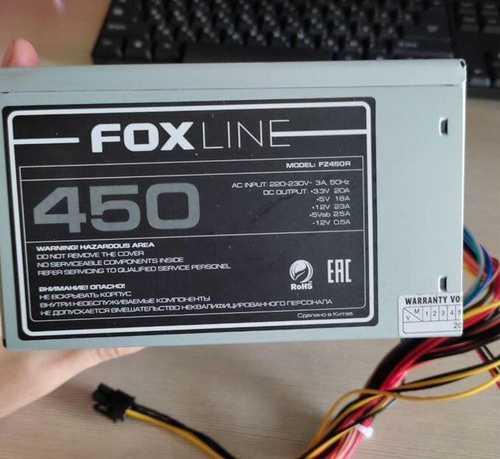 Блок питания Foxline FOC-FZ-450R 450W