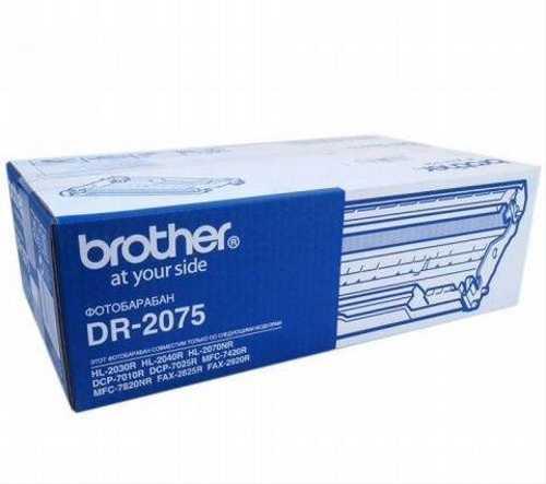 Блок фотобарабана Brother DR2075 ч/б:12000стр. для