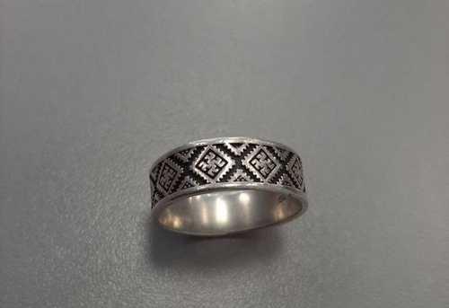 Серебряное кольцо мужское