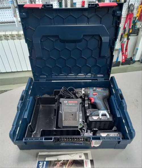 Шуруповерт аккумуляторный Bosch GSR 18 V LI L-Boxx