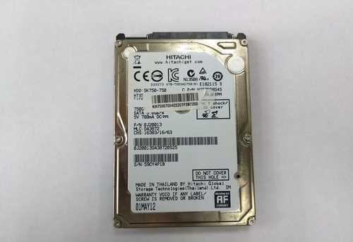 Жесткий диск 2.5" Hitachi 750Gb, SATA