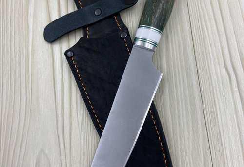 Кухонный нож Шеф № 9 дамаск никелированный рукоять