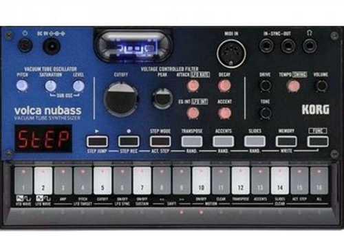 Аналоговый синтезатор korg volca nubass