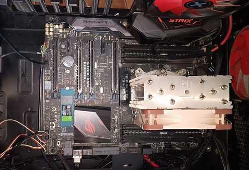 Платформа пк x99 asus strix,i7 6800k