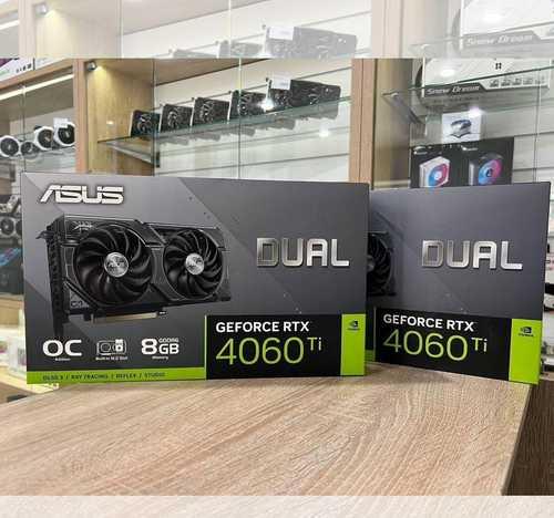 Видеокарта Asus RTX 4060 ti Dual OC 8gb