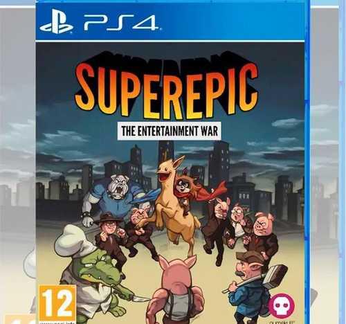 SuperEpic: The Entertainment War PS4, английская версия