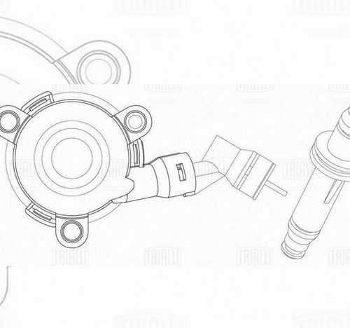 Trialli CT 2102 Муфта выключения сцепления для а/м