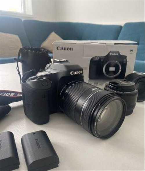 Canon 80d Зеркальный фотоаппарат