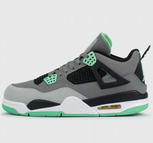 Кроссовки Nike Air Jordan 4 Retro Green Glow Qual