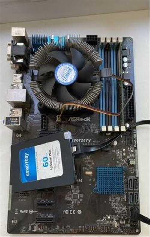 Комплект материнская плата процессор память SSD