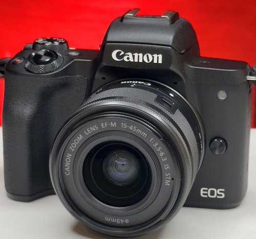 Canon EOS M50   Canon 15-45mm (как новый)