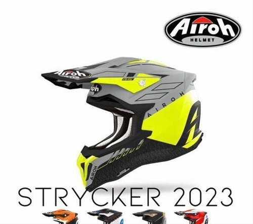 Шлем для мотокросса и эндуро airoh strycker 2023