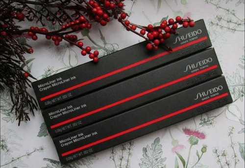 Shiseido тонкая подводка карандаш