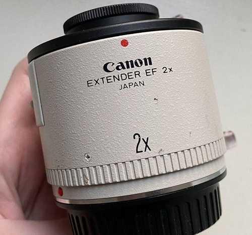 Телеконвертер canon extender ef 2x