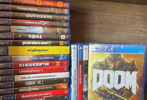 PS4 игра Bethesda doom запечатанный диск