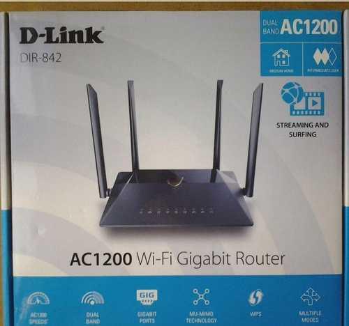 Wi-fi роутер d-link dir-842