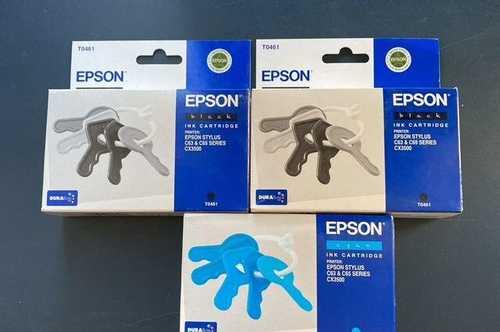 Картриджи Epson T0461 и T0472